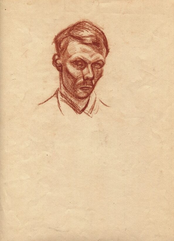 Early Self Portrait, circa 1925 - Liss Llewellyn