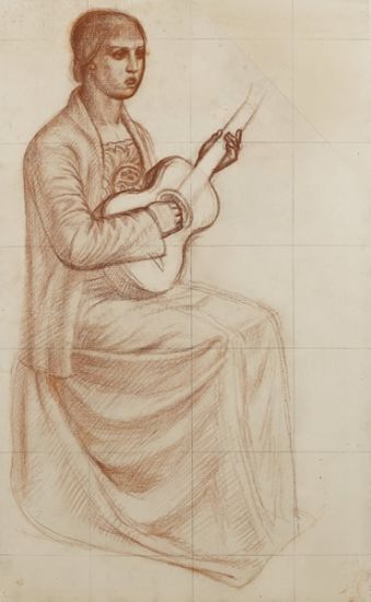 Muse: Study for Music, 1928 - Liss Llewellyn