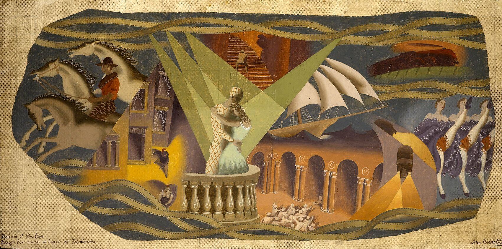Design for Telecinema Mural, South Bank, 1951 - Liss Llewellyn