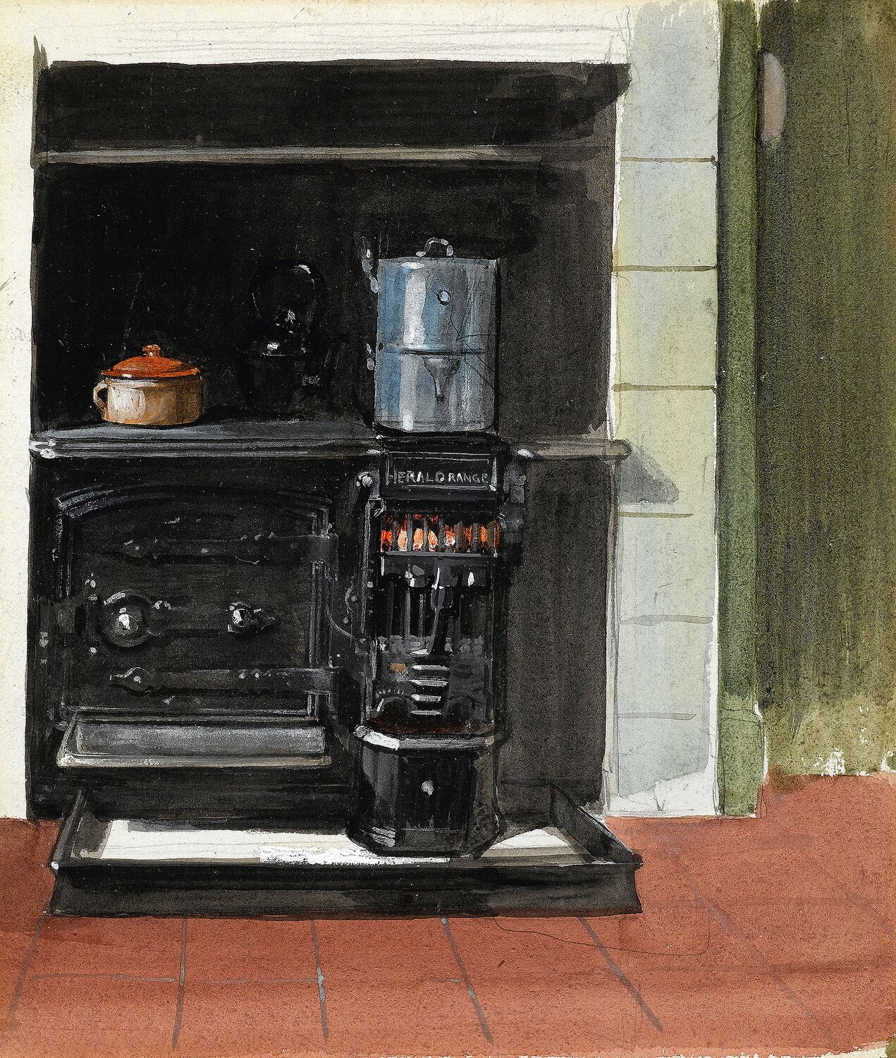 The Kitchen Range, circa 1910 - Liss Llewellyn