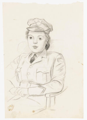 Portrait of the artist Margaret Goodwin - Liss Llewellyn