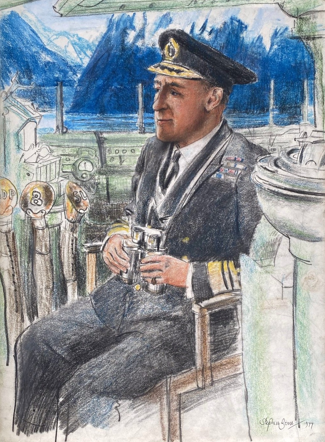 Portrait of a Naval Officer, c. 1943 - Liss Llewellyn